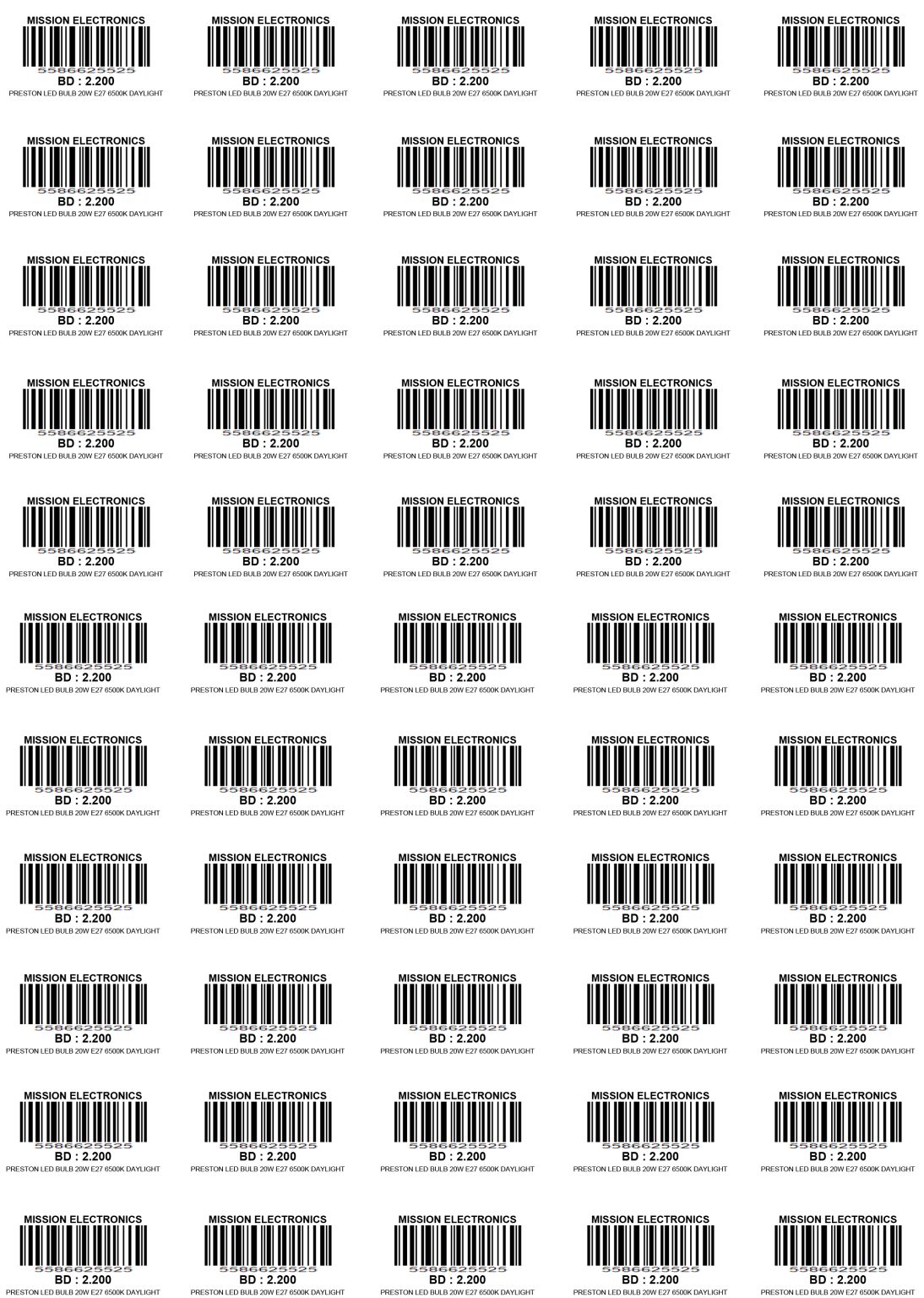Barcode Templates