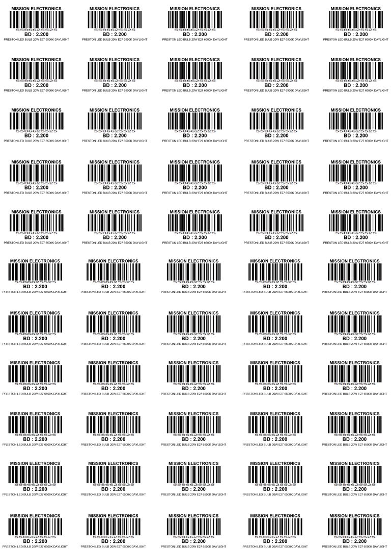 Barcode Templates Barcode Templates